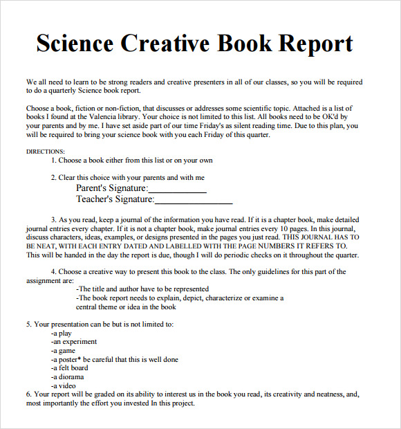  sandwich Book Report Examples 