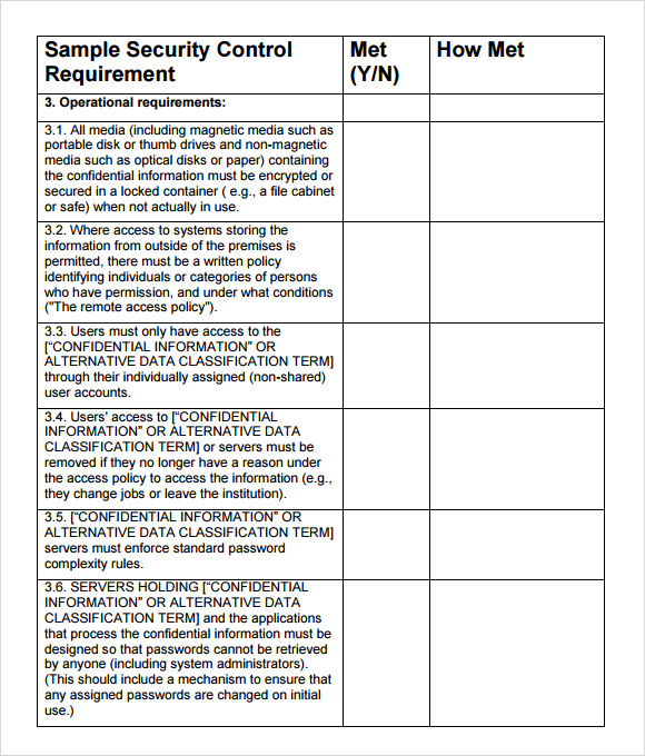 It Vendor Selection Criteria Template