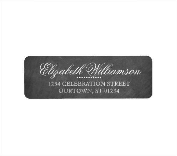 10 Return Address Label Templates Samples Examples Format 