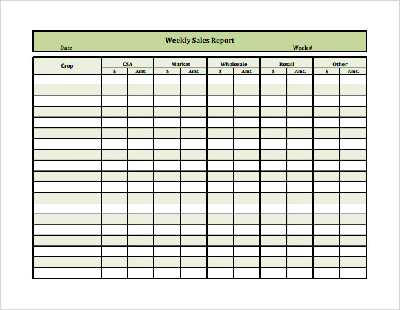 FREE 18 Weekly Report Templates In Google Docs MS Word Apple Pages 