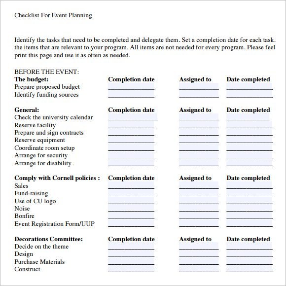 Free 10 Sample Event Planning Templates In Pdf Ppt Google Docs Reverasite