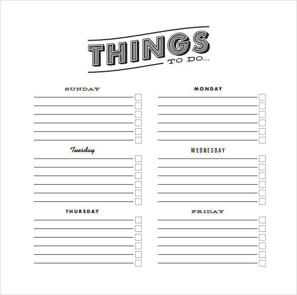 FREE 8 To Do List Samples In PDF