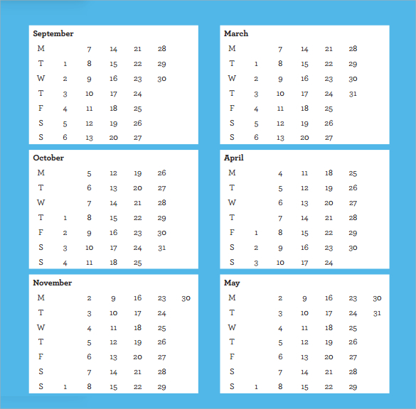 FREE 10 Planning Calendar Templates In Google Docs MS Word Apple 