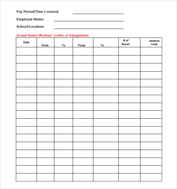 FREE 11 Sample Payroll Timesheets In Google Docs Google Sheets 