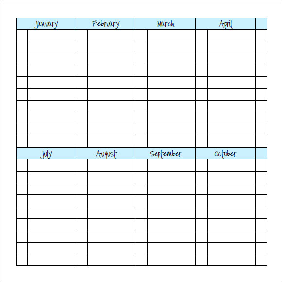 8 Best Images Of Printable Monthly Birthday List Templates Employee Birthday List Template 