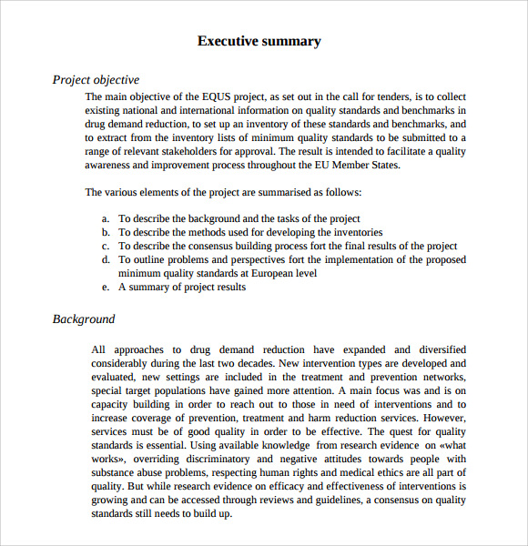 Executive summary Annual Report Example Demaphyanu web fc2