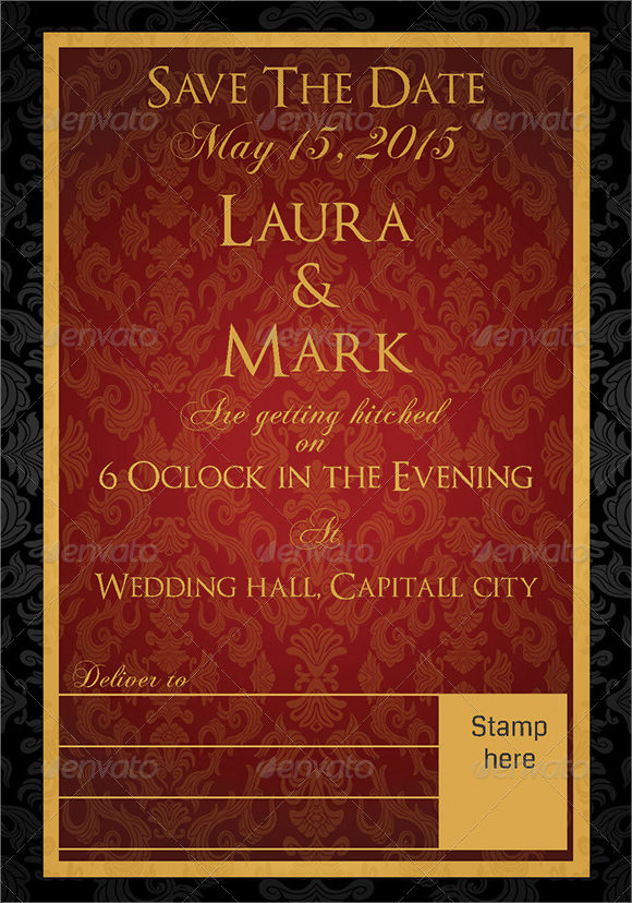 FREE 8 Save The Date Card Templates In PSD PDF