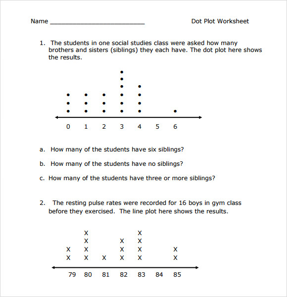 12 Sample Dot Plot Examples Sample Templates