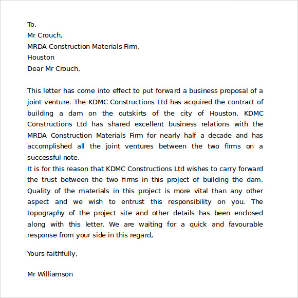 FREE 7 Proper Business Letter Formats In PDF MS Word