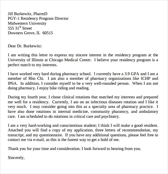 6 Letter Of Intent Medical School Templates Download For Free Sample 