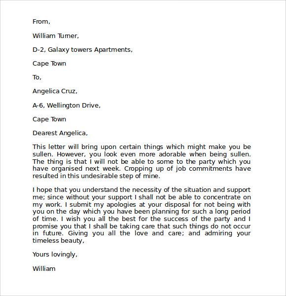 9 Apology Letters For Mistake PDF Word Sample Templates