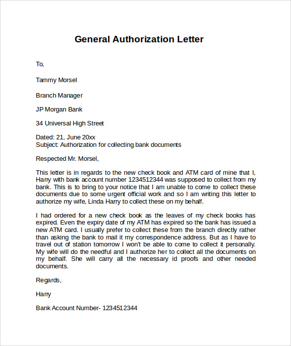 FREE 11 Letter Of Authorization Templates In PDF MS Word Pages FREE 11 Letter Of Authorization Templates In PDF MS Word Pages