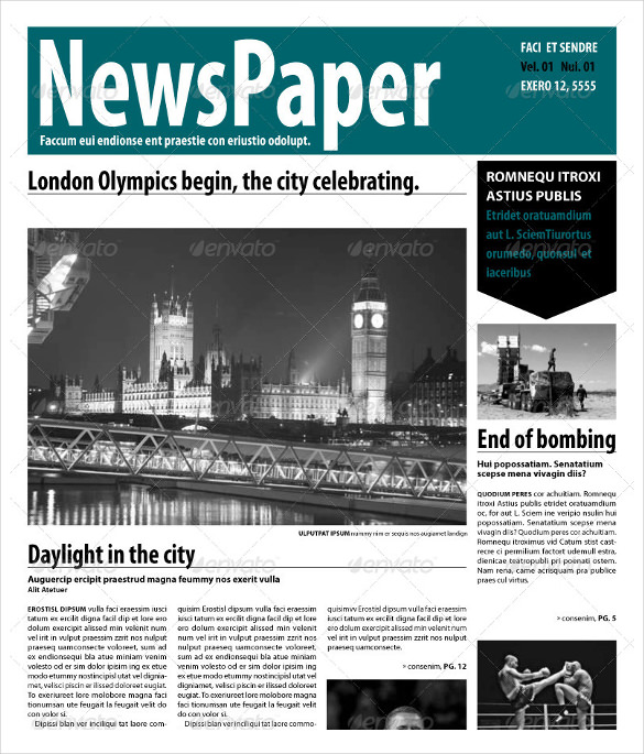 FREE 8 Sample Newspaper Report Templates In PDF
