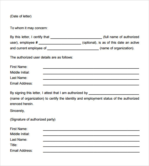 Employment Verification Letter To Whom It May Concern Abbopqe