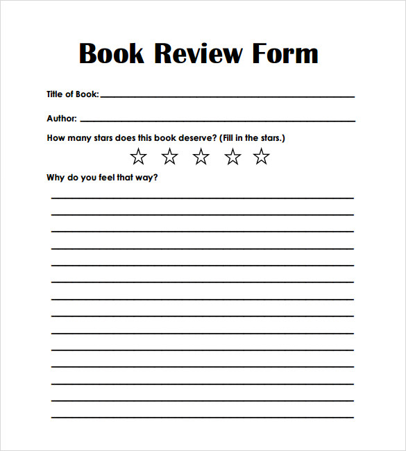 FREE 26 Book Review Templates In PDF MS Word