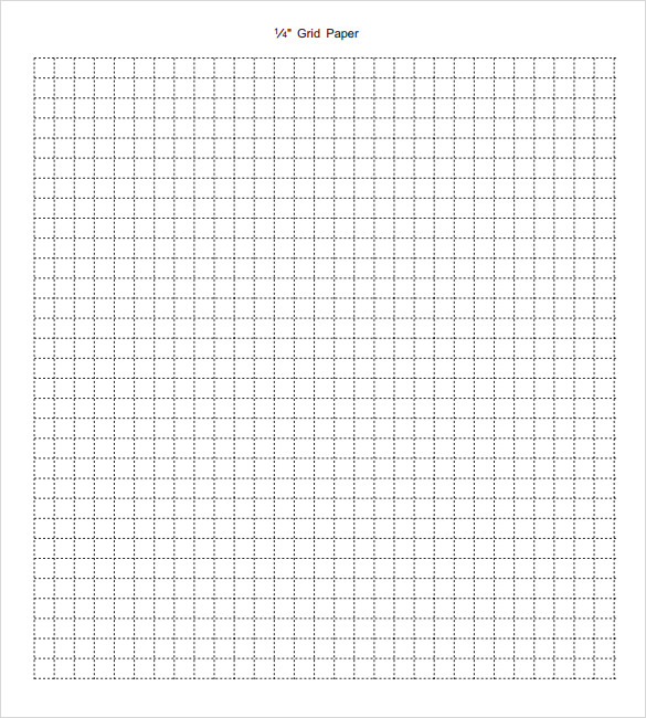 FREE 6 Grid Paper Templates In MS Word PDF