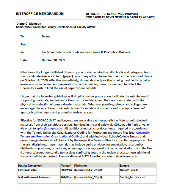 FREE 11 Sample Interoffice Memos In PDF Google Docs