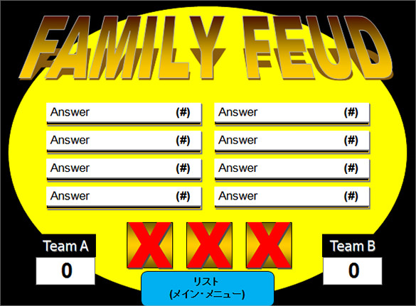 FREE 5 Family Feud Power Point Templates In PPT
