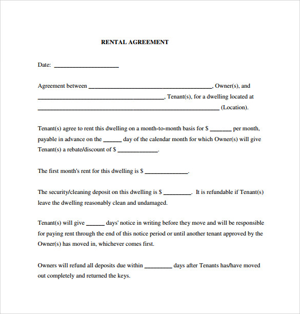 44 Simple Equipment Lease Agreement Templates Templatelab Equipment 