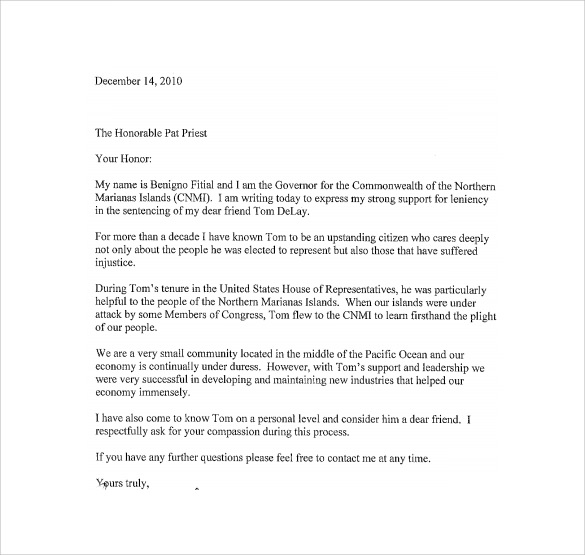 Letter To Court Sample Collection Letter Template Collection