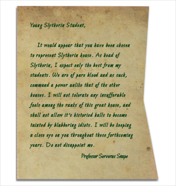 FREE 3 Sample Hogwarts Acceptance Letter Templates In PDF MS Word PSD