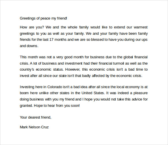  Example Of Letter To A Friend 15 Sample Apology Letters To Friends For Various Reasons 2022 