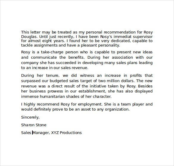 Character Witness Letter Levelings