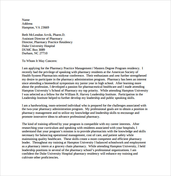 FREE 10 Sample College Letter Of Intent In PDF MS Word Pages 