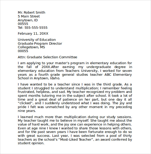 FREE 7 Letter Of Intent Medical School In PDF FREE 7 Letter Of Intent Medical School In PDF