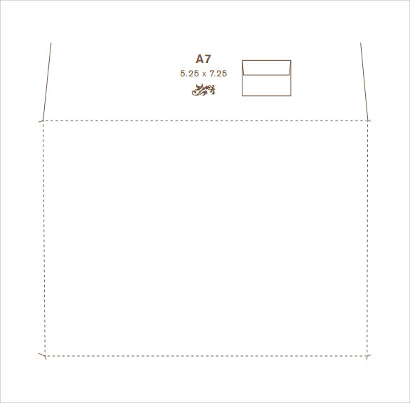 FREE 8 Sample A7 Envelope Designs In MS Word PDF