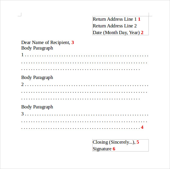 8 Sample Informal Letters Sample Templates