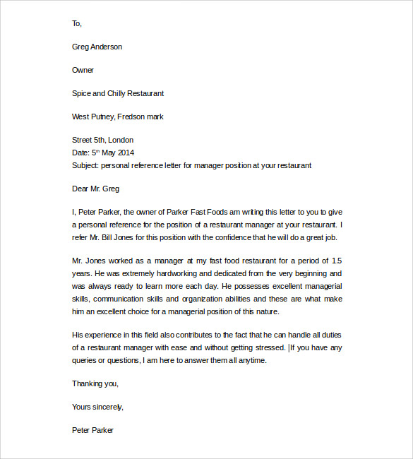 FREE 11 Personal Letter Formats In MS Word PDF Google Docs Pages