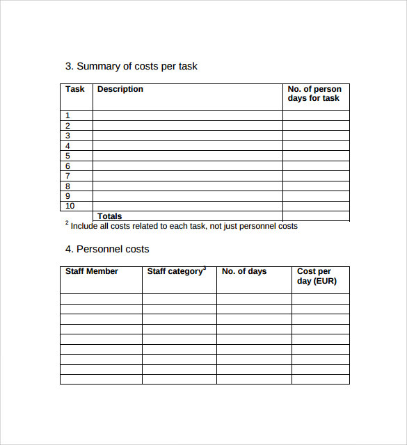 FREE 8 Budget Summary Templates In Google Docs Google Sheets Excel 