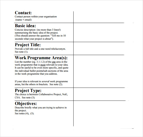 FREE 9 Project Summary Samples In MS Word PDF