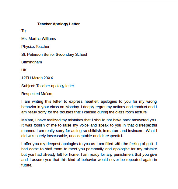 How Do I Write An Apology Letter To A Teacher Udgereport843 web fc2