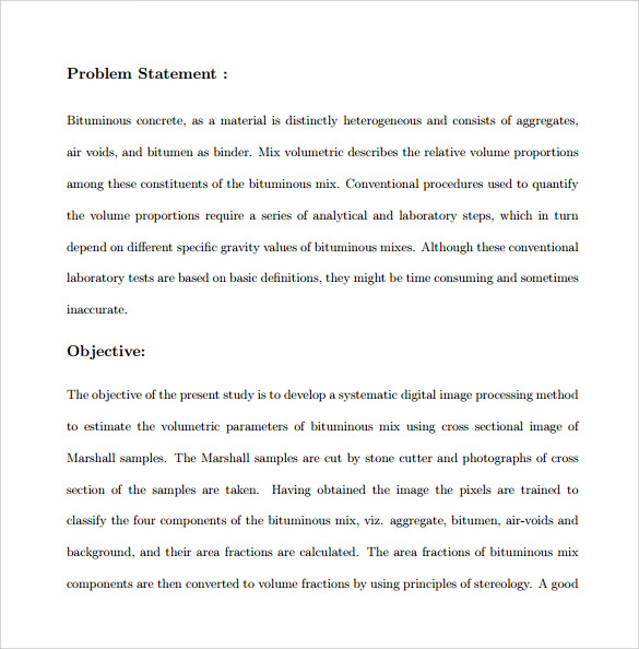 FREE 9 Problem Statement Samples In PDF MS Word