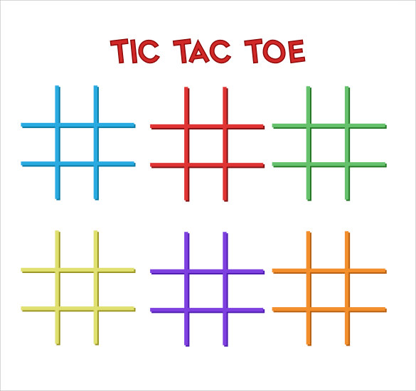 Printable Tic Tac Toe Board Printable Word Searches
