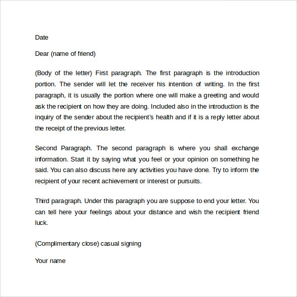 How To Write A Good Friendly Letter Lawwustl web fc2