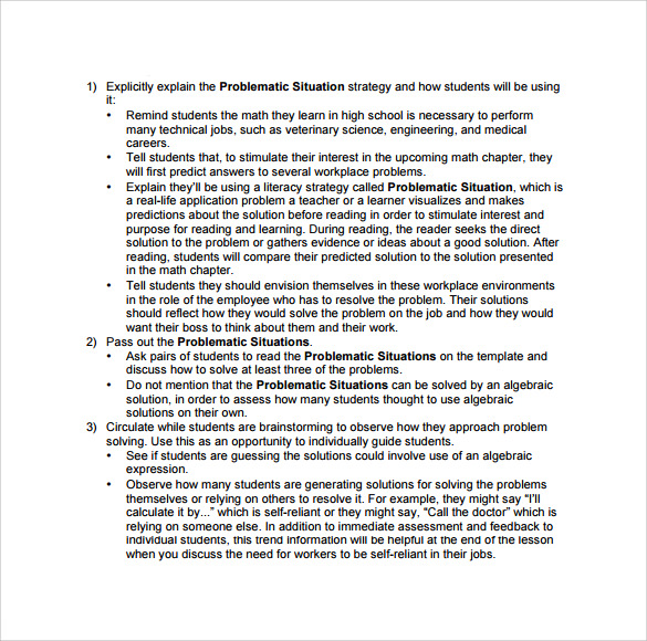 FREE 9 Sample High School Lesson Plan Templates In PDF MS Word