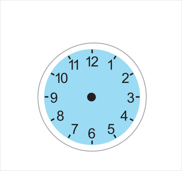 FREE 11 Sample Clock Face In PDF MS Word