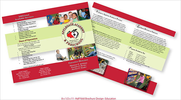 FREE 25 Half Fold Brochure Templates In PSD EPS AI