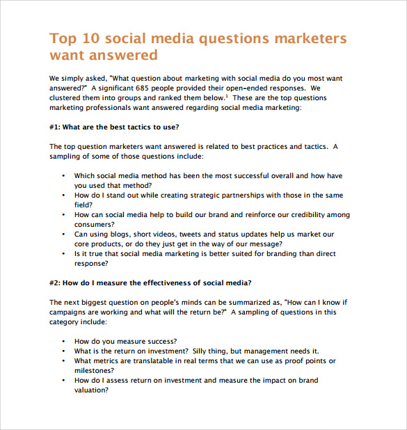 FREE 16 Sample Marketing Report Templates In PDF PPT MS Word