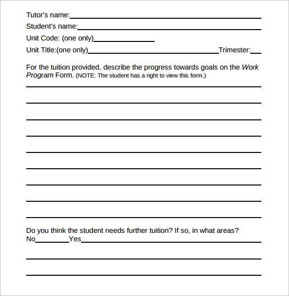 17 Sample Student Progress Reports Sample Templates