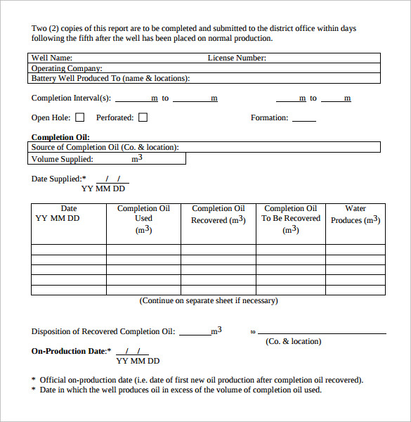 FREE 18 Production Report Templates In PDF MS Word Apple Pages