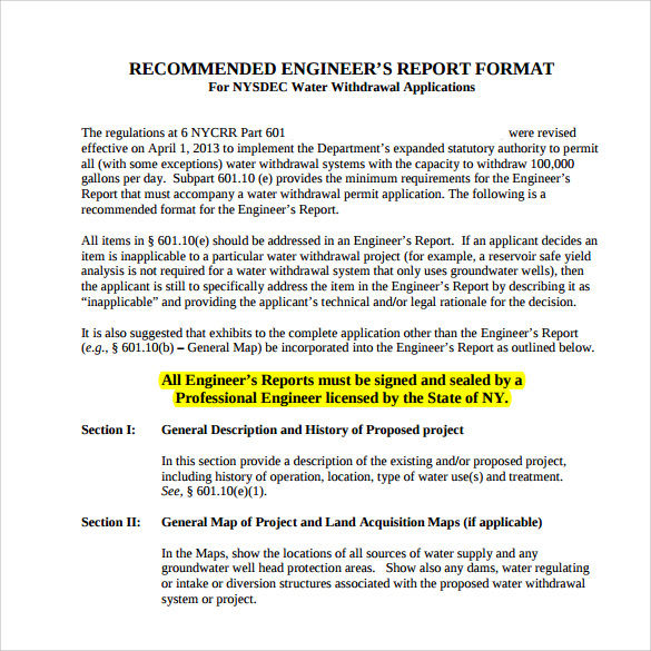 FREE 17 Sample Engineering Reports In PDF MS Word Pages