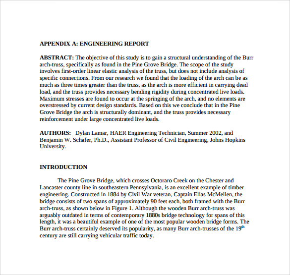 FREE 17 Sample Engineering Reports In PDF MS Word Pages