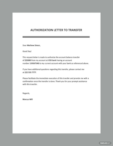FREE 15 Authorization Letter Samples In MS Word PDF Profilartis