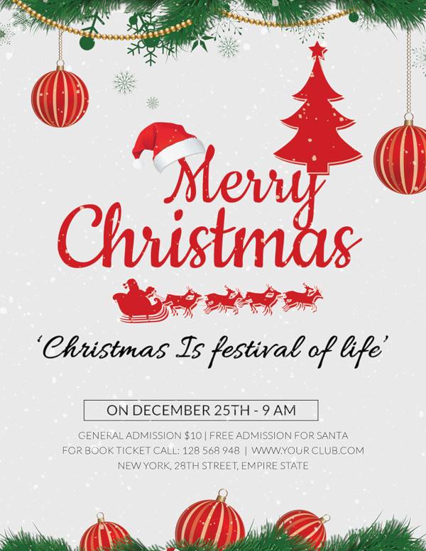 FREE 19 Amazing Holiday Party Flyer Templates In EPS PSD Publisher 