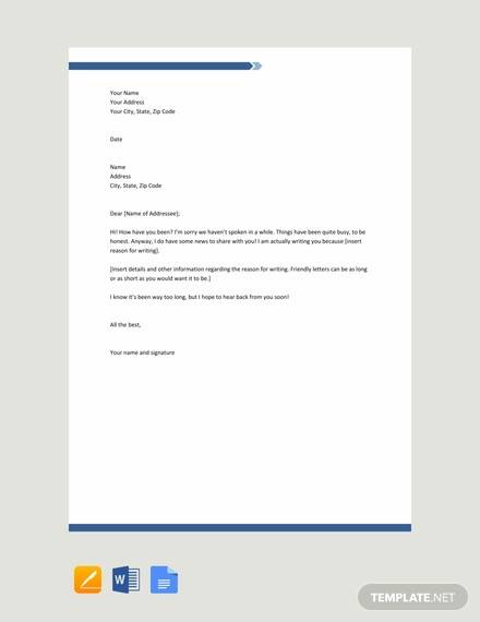 FREE 11 Sample Informal Letter Templates In MS Word PDF Google 