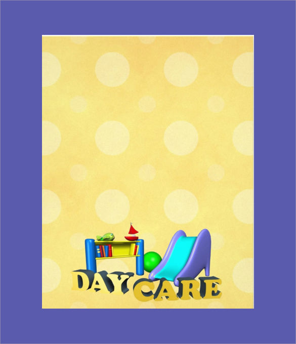 Daycare Flyer Template Free